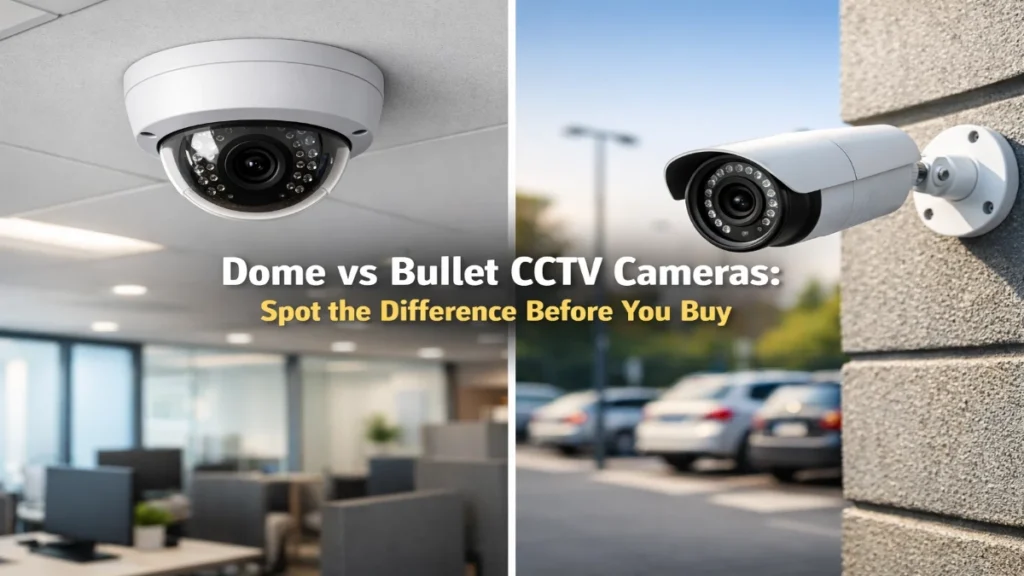 Dome vs Bullet CCTV Cameras: Which One Should You Buy in 2026?